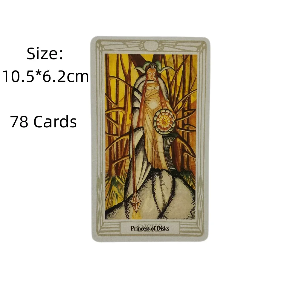 78 Card Thoth Tarot Oracle Card For Entertainment Fate Divination Card ...