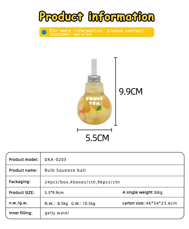 Boba Fidget Toy - Anti Stress Ball with Creative Design