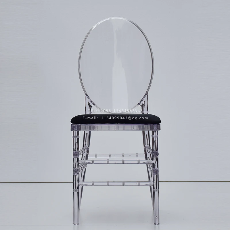 Pc Clear Kd Design Stackable Crystal Resin Tiffany Transparent Hotel ...