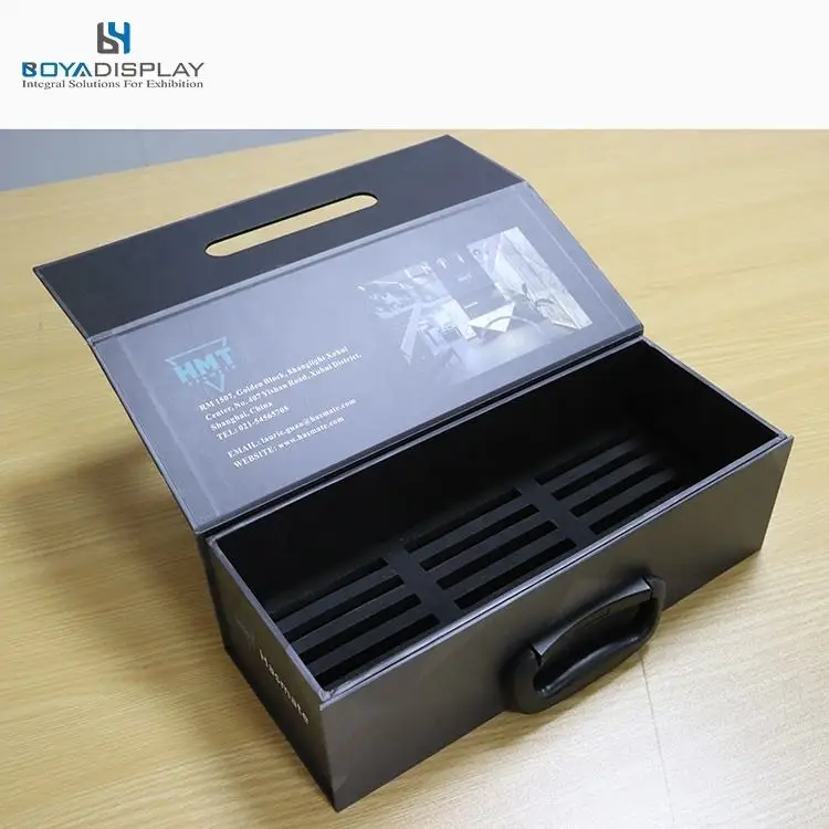 Customize Logo Marblestone Sample Display Box - Durable & Stylish