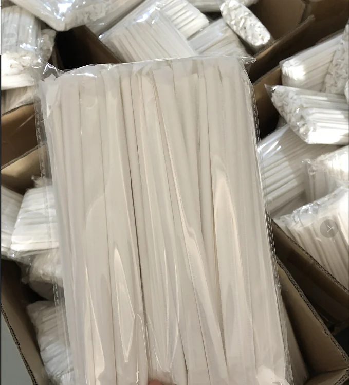 Compostable Cheap Bendable Diy White Rice Paper Straws Christmas Dispos ...