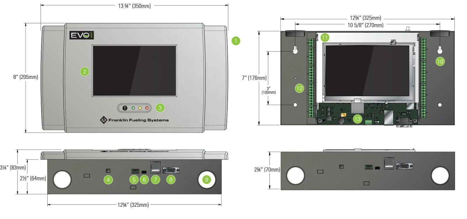 Franklin EVO200 ATG System Console - Precision Fuel Monitoring