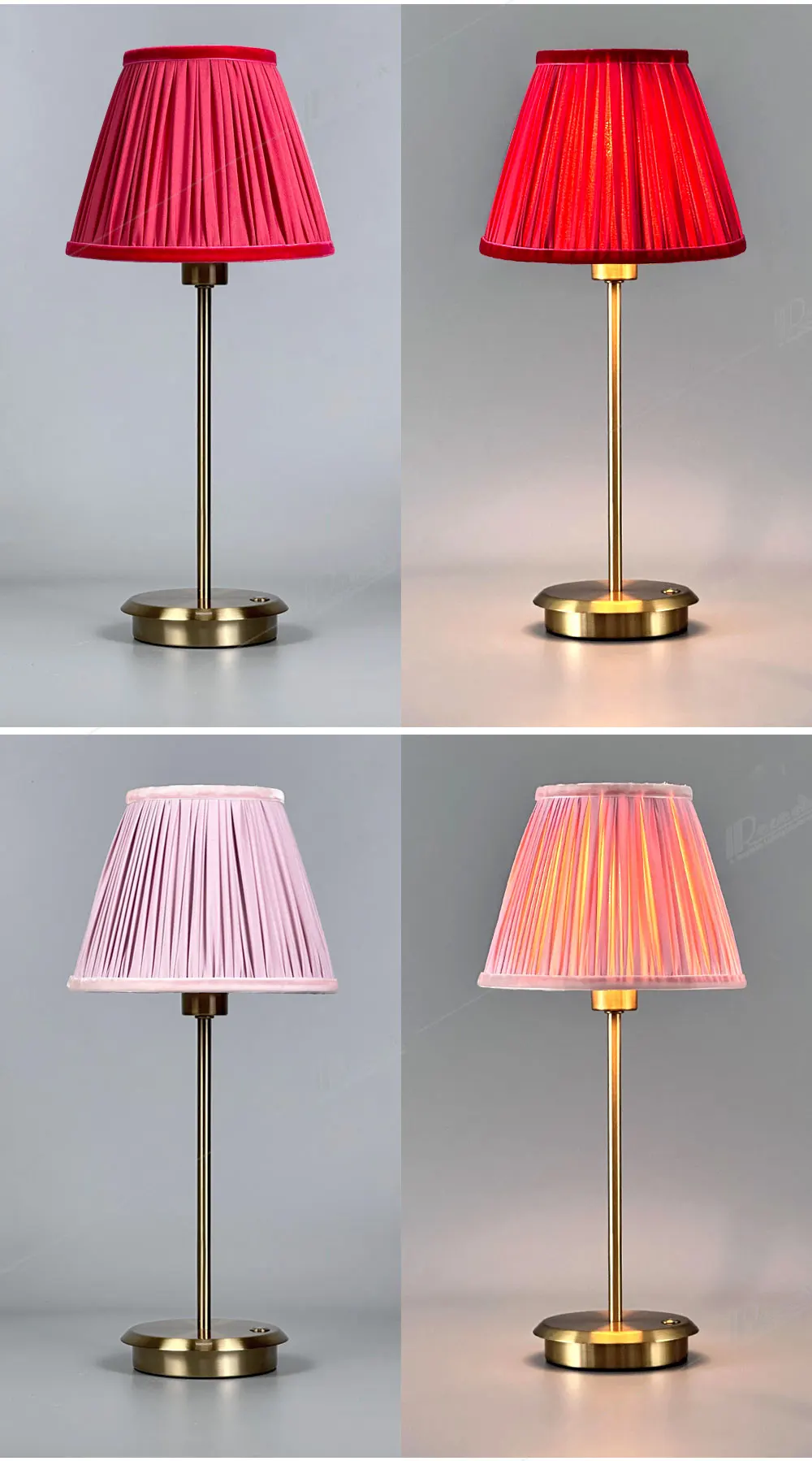 Simple Design Table Lamp Shade Customize Fabric Shade Desk Lamp ...