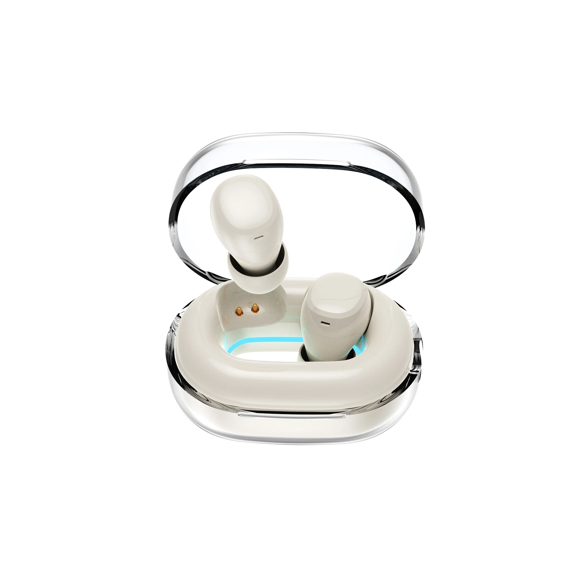 TWS Mini in Ear True Wireless Earphone Earbuds Transparent Case ...