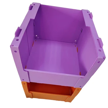 High-strength Warehouse Storage Corrugated Plastic Correx Stacking Pick ...