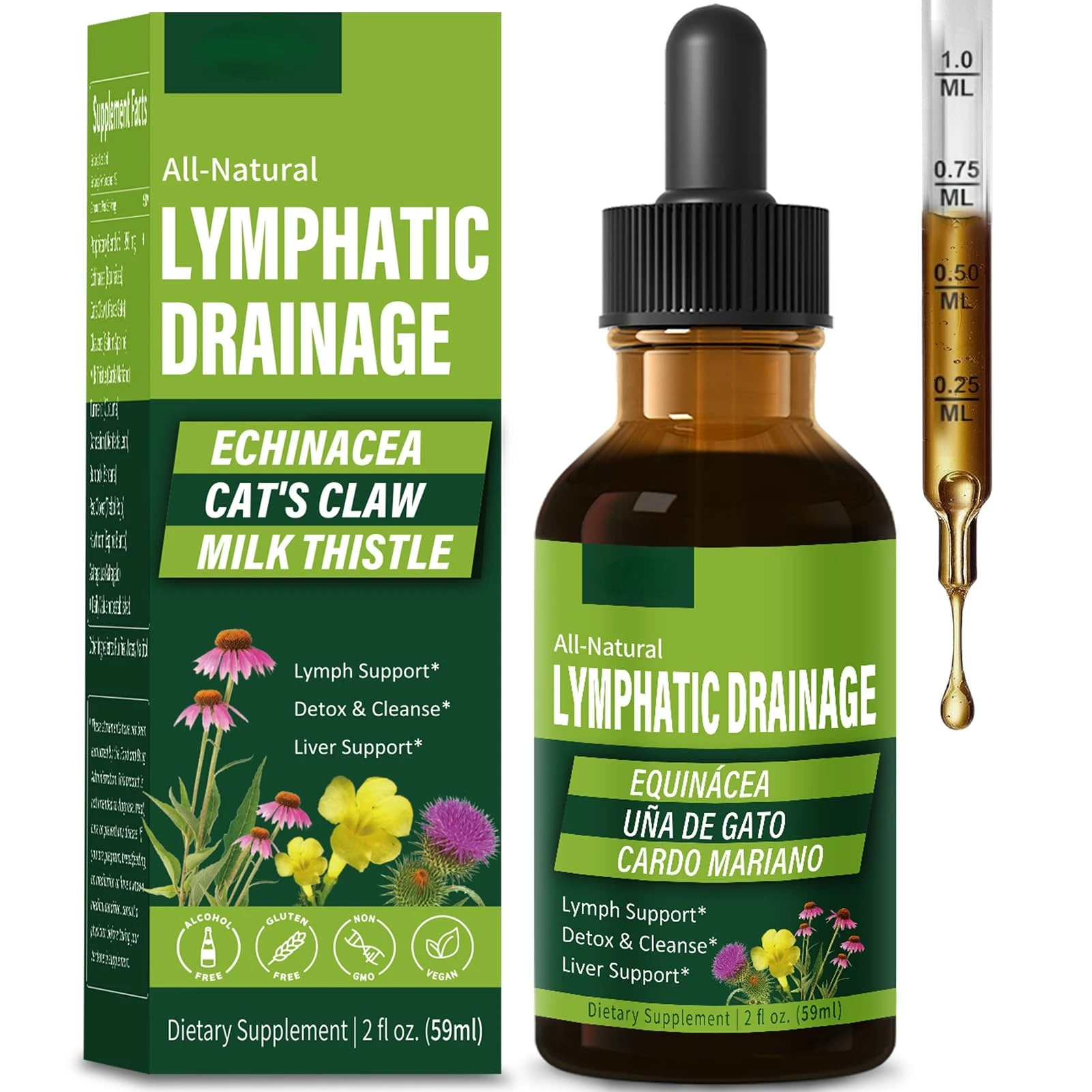 Lymphatic Drainage Drop Liquid - Detox & Immune Support