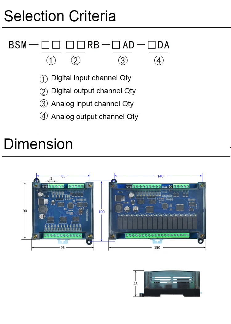 Rs232/485 Modbus Rj45 Io Module Tcp/ipp Rtu 8 Analog Input 4 Digital Input 4 Relay Output Module ...