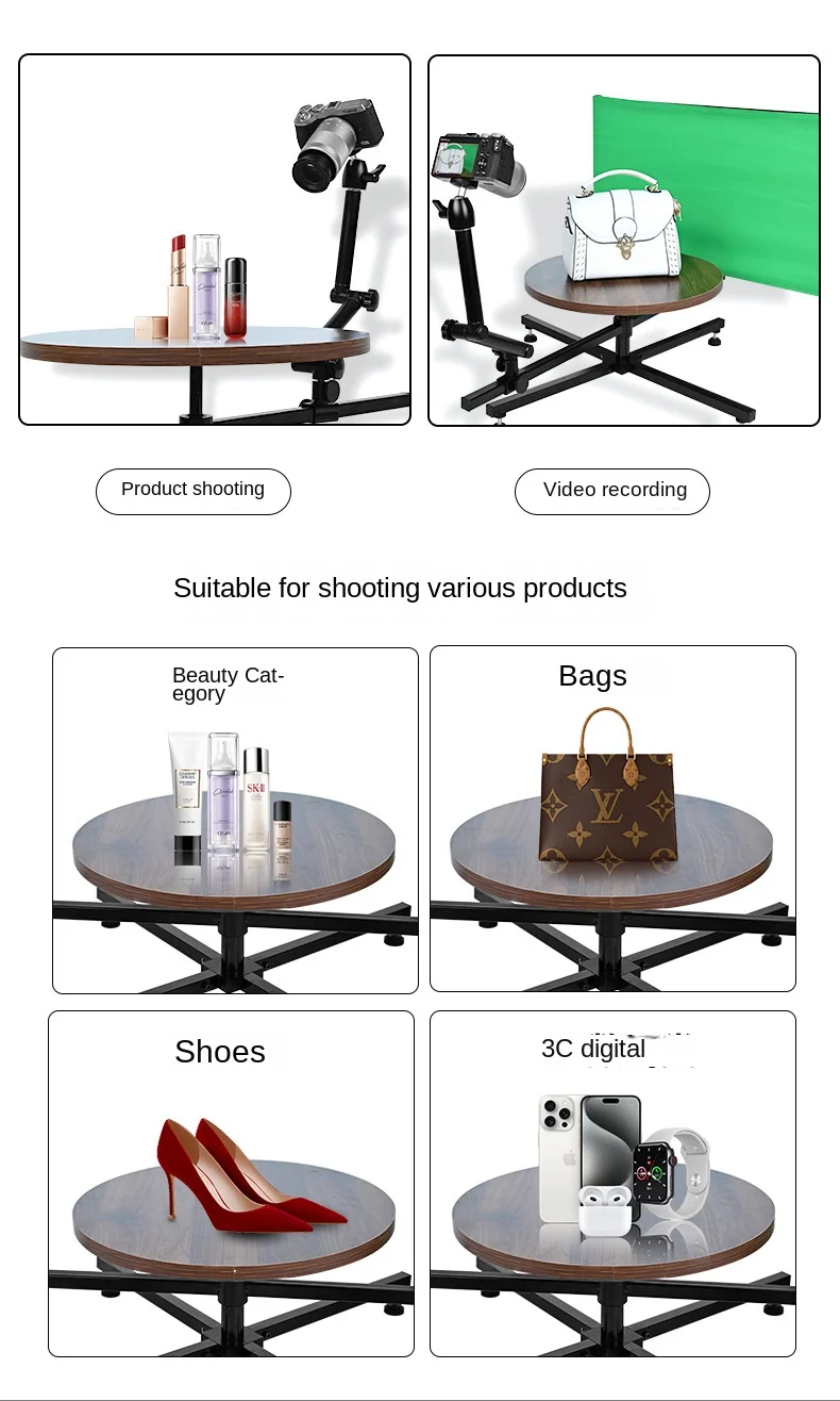 360 Rotation Video Shooting Platform 360 Degree Photography Display ...