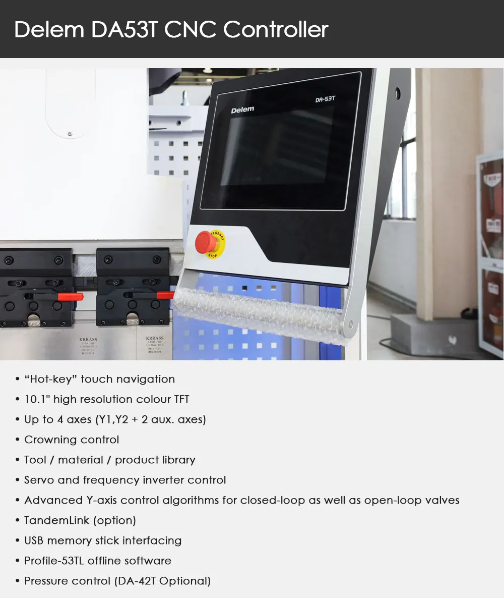 KRRASS CNC Press Brake Bending Machines Press Brake 320Tons 3200mm 3+1 With DELEM DA53T| Alibaba.com