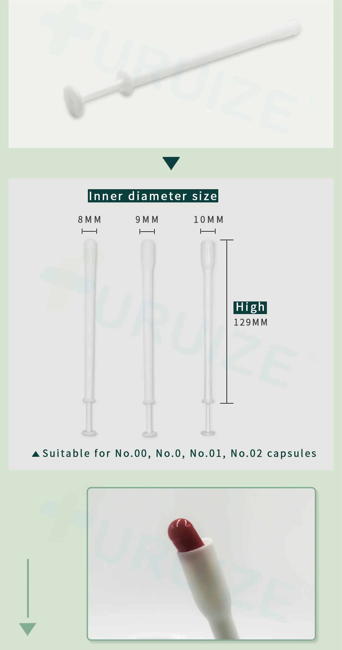 Capsule Yoni Pop Applicator Suppositories Vaginal Applicator for Boric ...