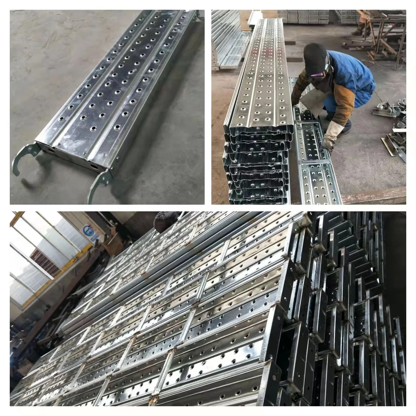 Aluminium Galvanized Ringlock Scaffold Metal Plank Hooks