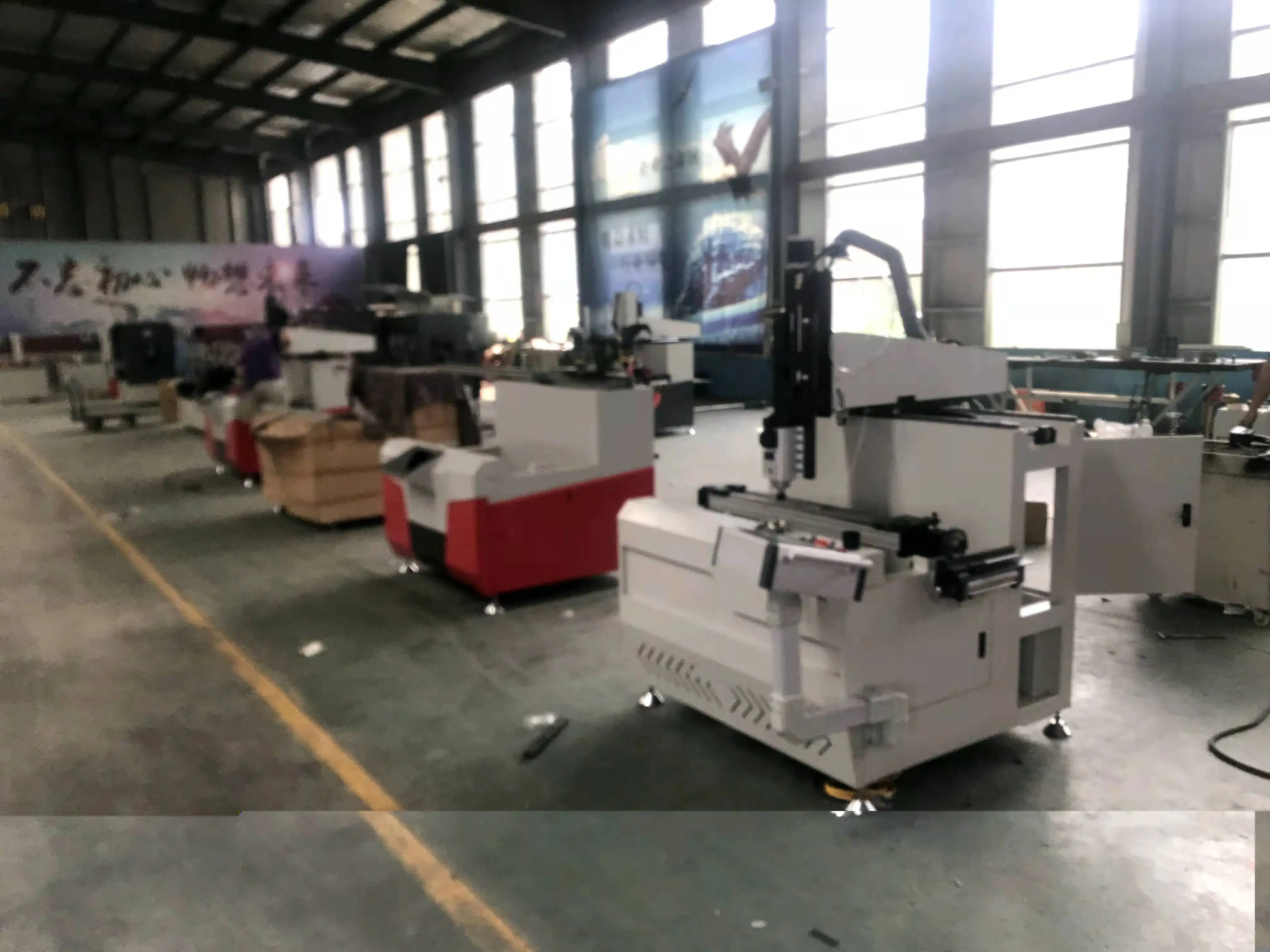 Aluminum Window Door Machine 1500 mm Stroke CNC Drilling Milling ...