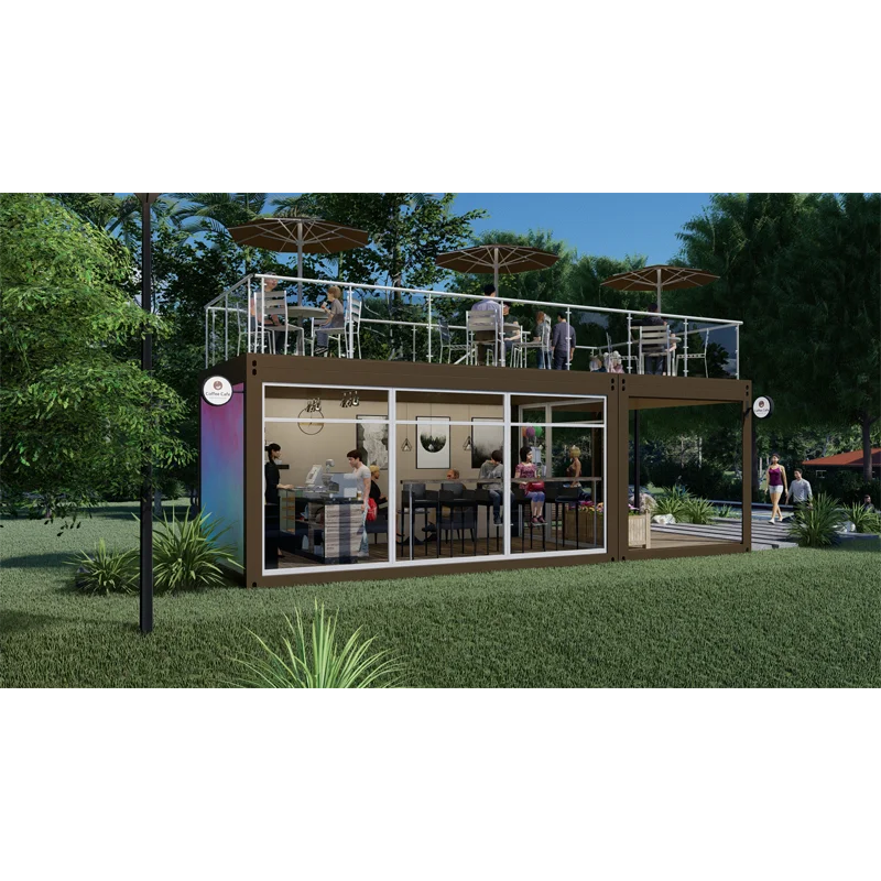 Magic 40ft Restaurant Container Bar Cafe Mobile Shipping Container House