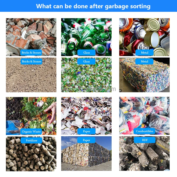 Municipal Solid Waste Recycling Plant - Efficient Sorting