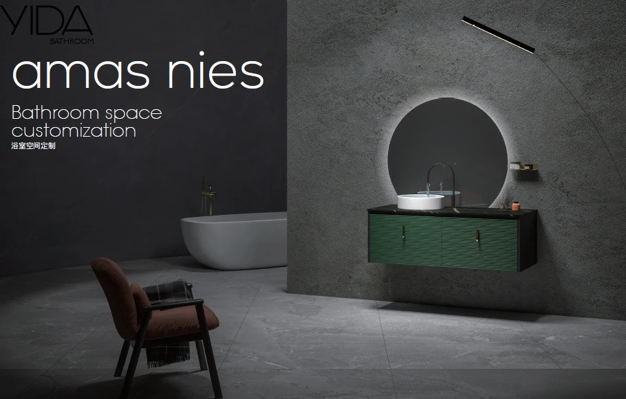 Yida Modern Italian Design Wood 36 To 48 Inches Bathroom Vanity Combo ...