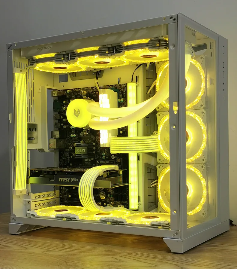 Pc Case Psu Extension Argb Cable Neon Color Line Argb Streamer ...