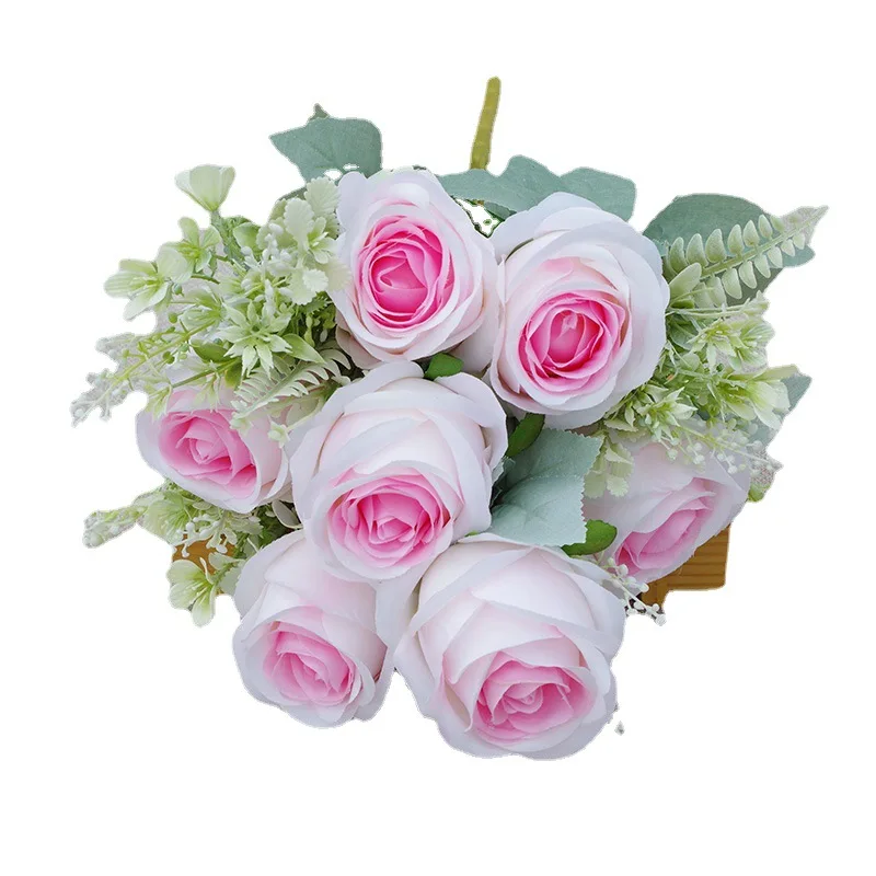 11 Sweetheart Rose Bundles For Christmas And Easter Tabletop Artificial ...