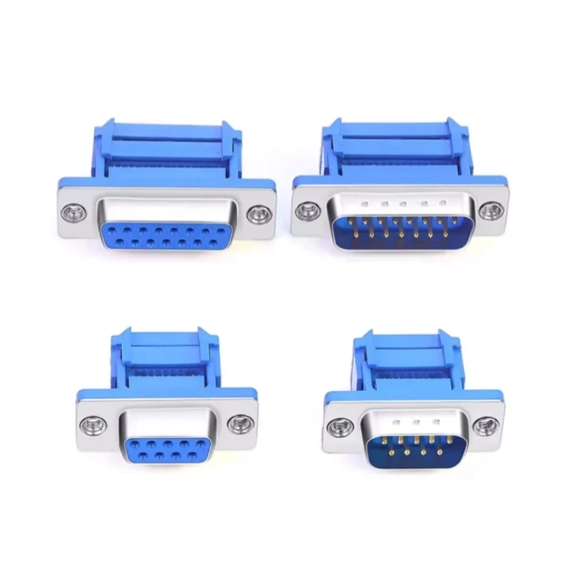 D-sub Idc Connector 9 15 25 37 Pin Male Female Shielding Cover Adapter ...