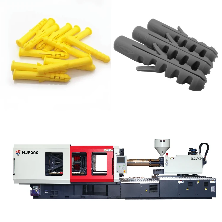 plastic injection molding machine with servo motor for making wall plug ...
