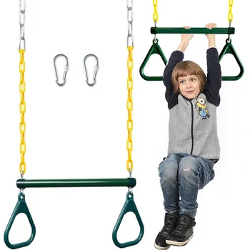 Climbing Rope Tree Swing With Platforms And Disc Swings Seat Playground ...
