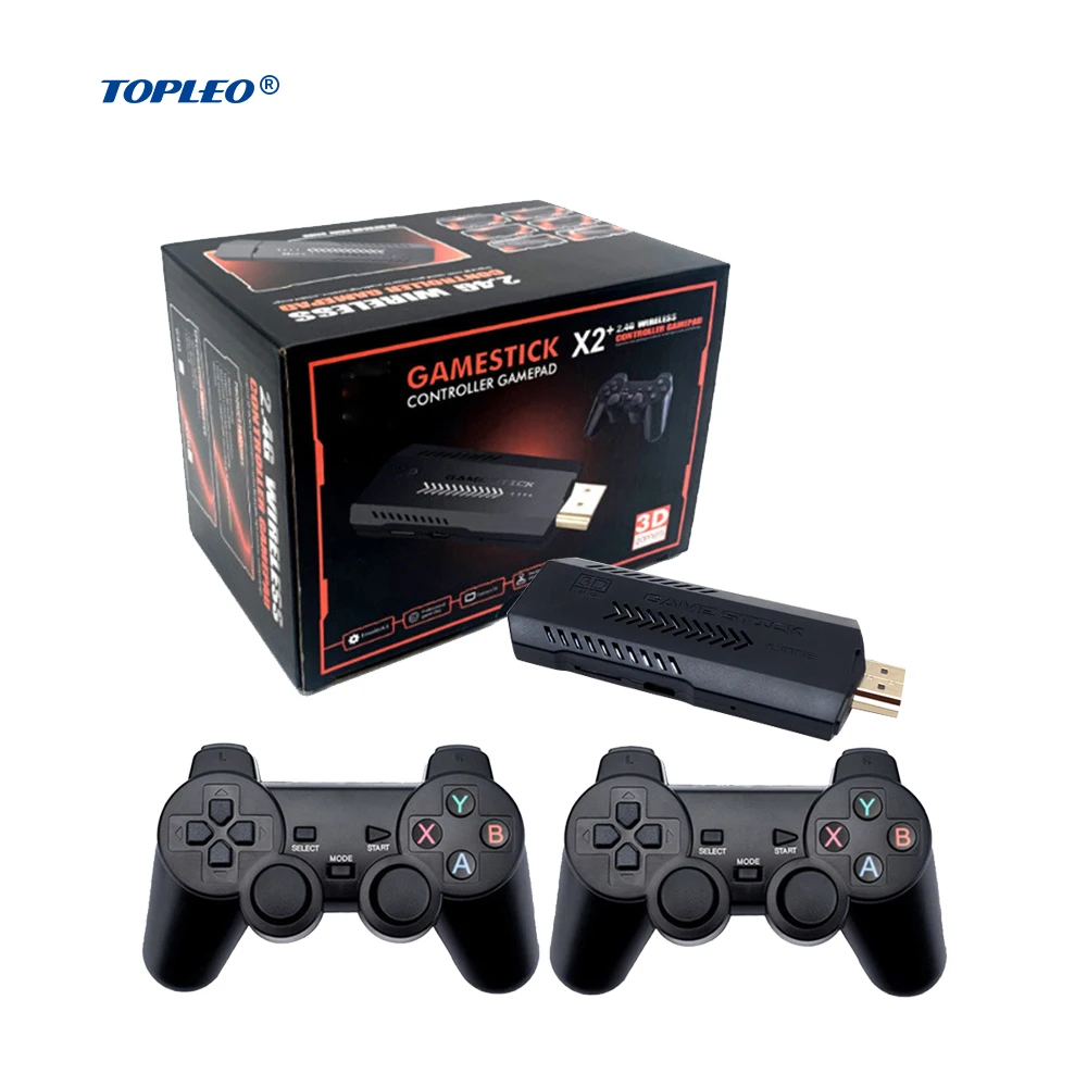 Topleo 4k Game Stick Wireless Handheld Retro Classic Game Stick Mini ...