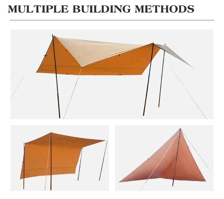 Camping Tent Rain Fly Outdoor Fly Tarp Waterproof Shelter Lightweight ...