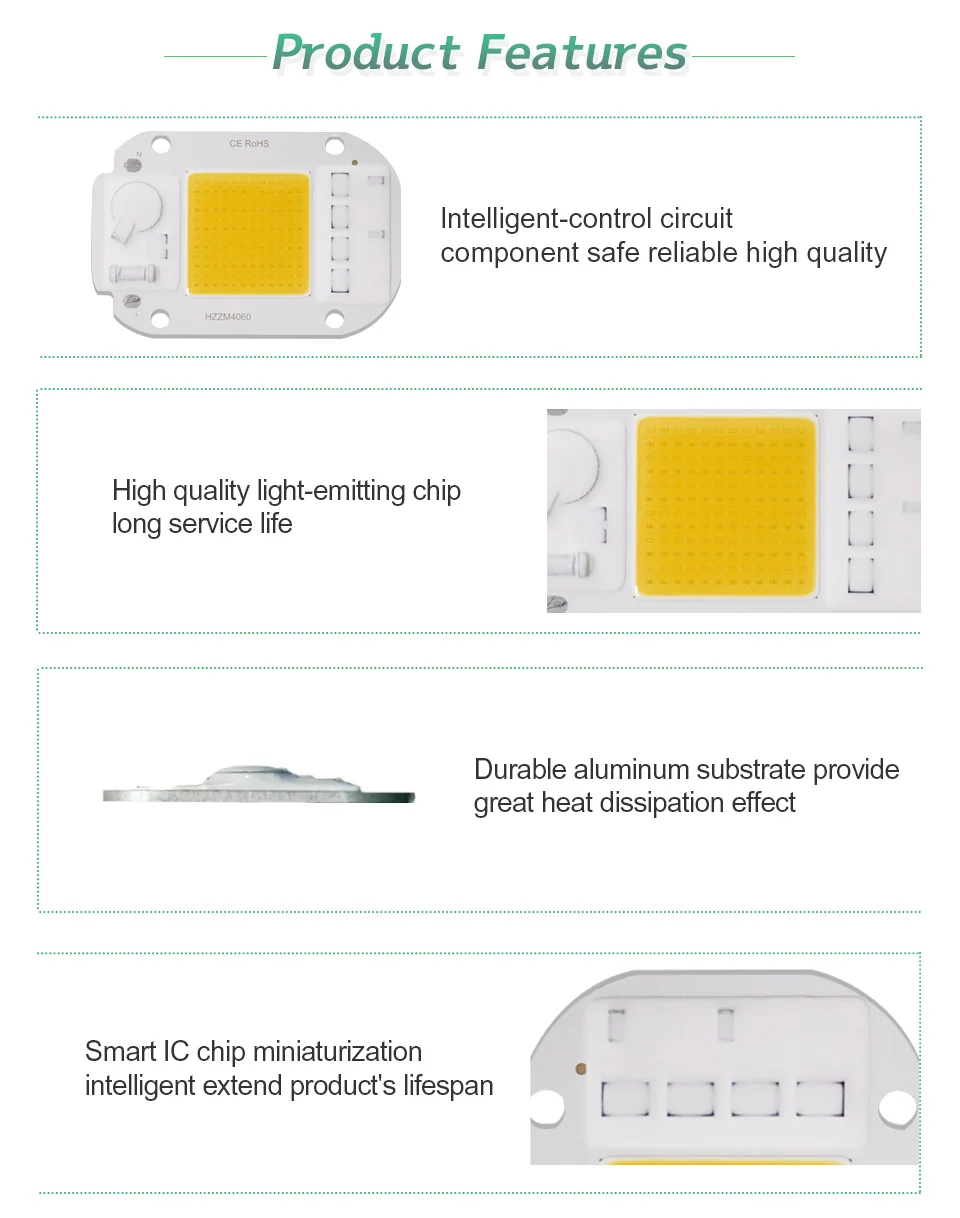 AC COB Module Driverless 220V-240V for Outdoor Lighting