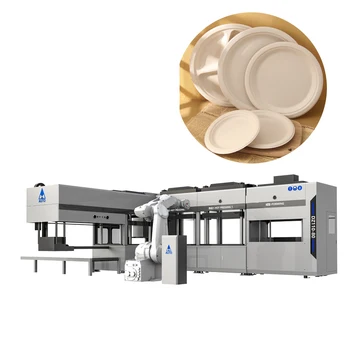 Auto 2022 Hot Pricing Sugarcane Bagasse Paper Pulp Tableware Molding Machine In Plate Making ...