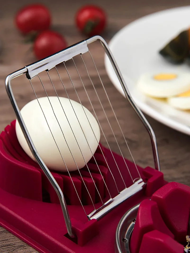 Multifunctional Egg Cutter Stainless Steel Egg Slicer Section Cutter ...