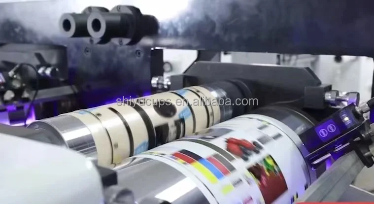 High-Speed 330 MM Paper Label Flexographic Printers Roll to Roll UV ...