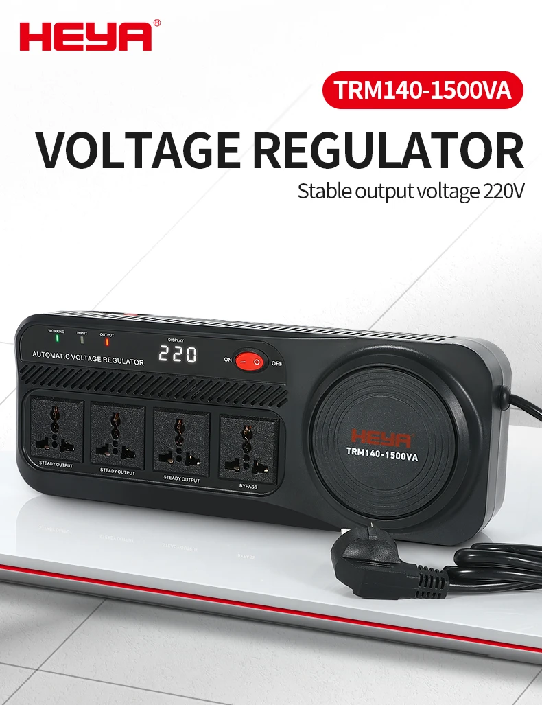1KVA Single Phase Power Regulator Stable Output Protection Automatic ...