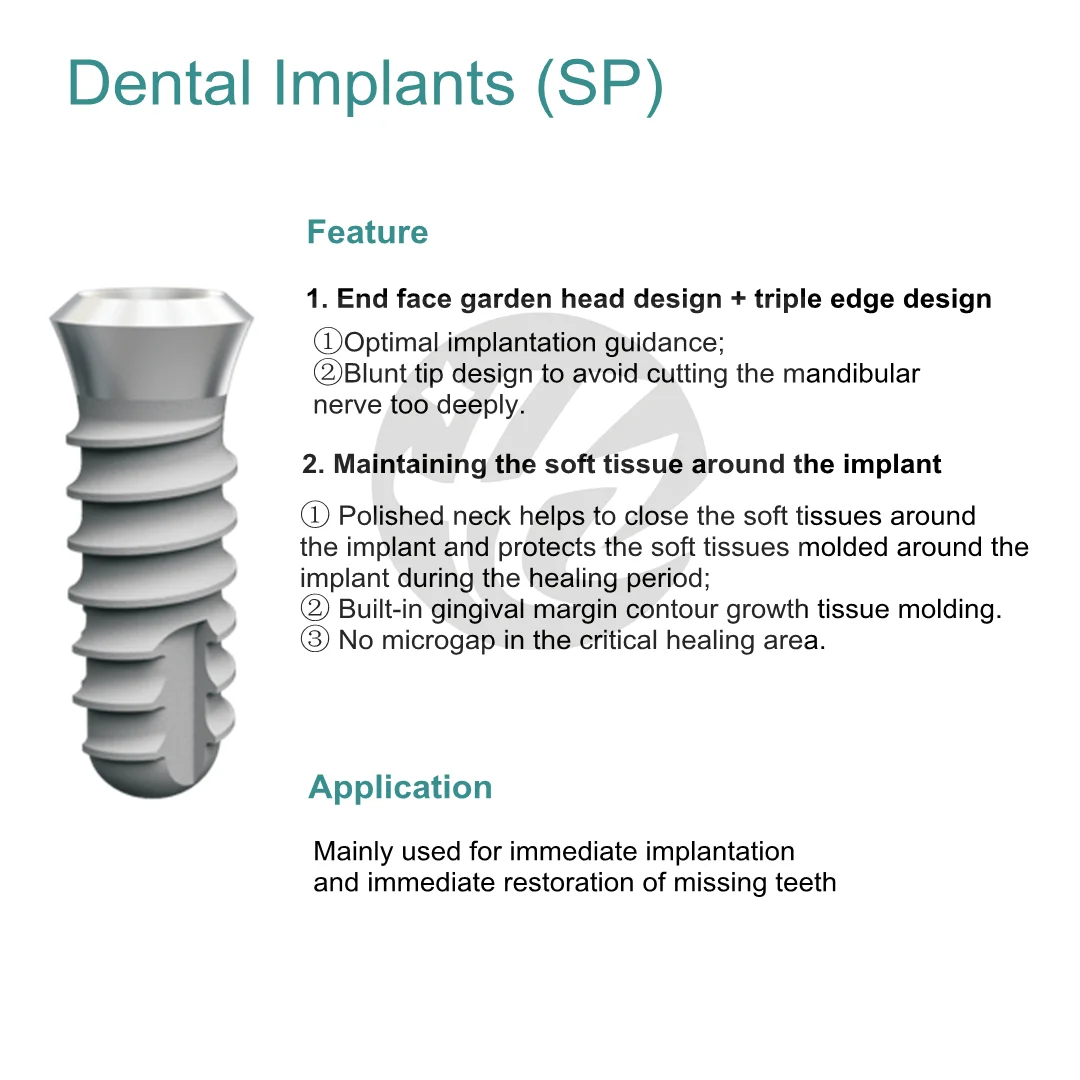 Titanium Dental Implant Fixture Bone Level Dental Implant Screw - Buy ...