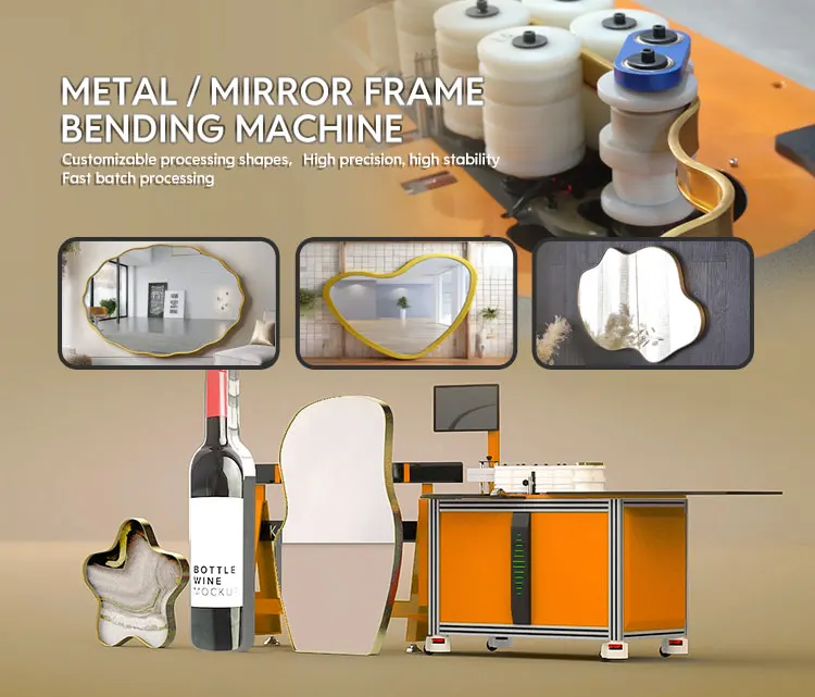 Aluminum Mirror Frame Bothway Profile Bending Rolling Machine for ...