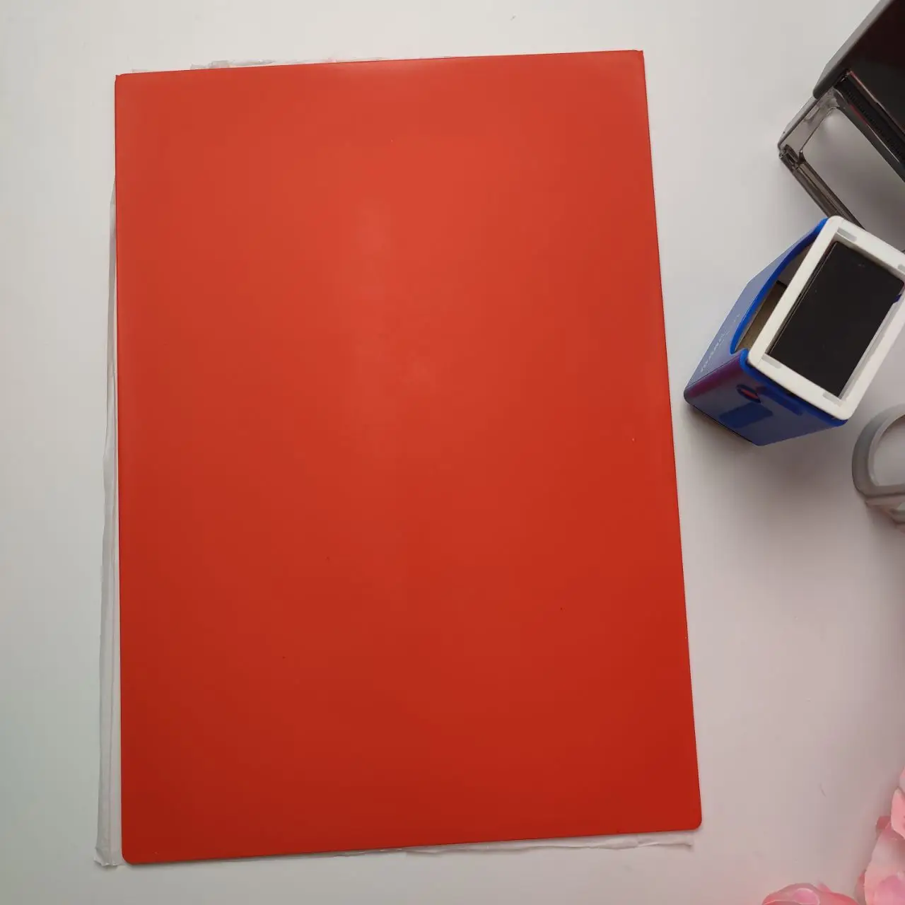 Self Inking Red Grey A4 Size 2.3mm Laser Stamp Rubber Sheet