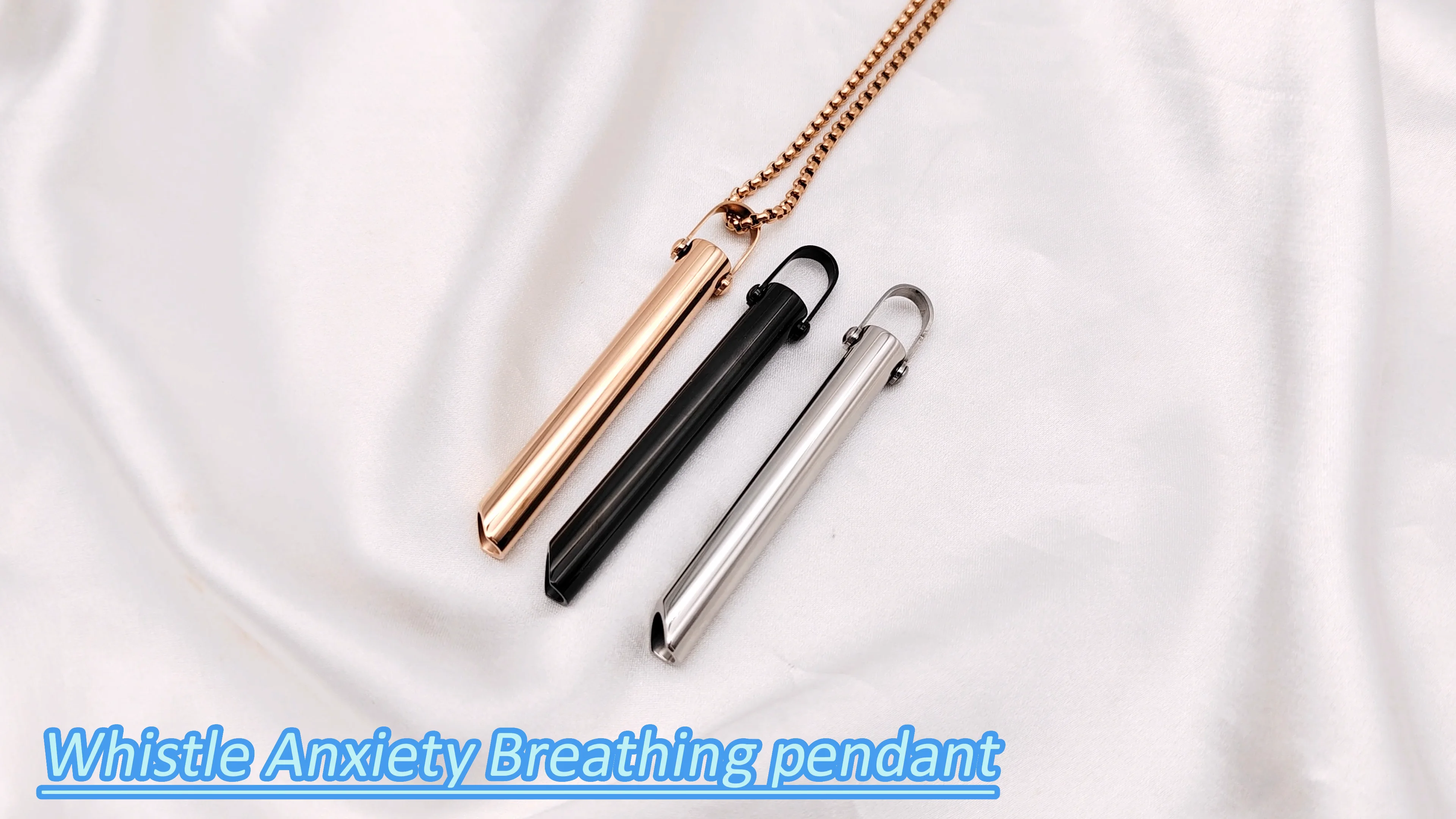 Wholesale Waterproof Whistle Anxiety Breathing Necklace Custom ...