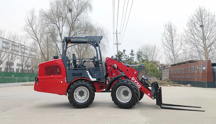 Mini Wheel Loader DY50 - 4x4 Articulated Loader with Quick Hitch