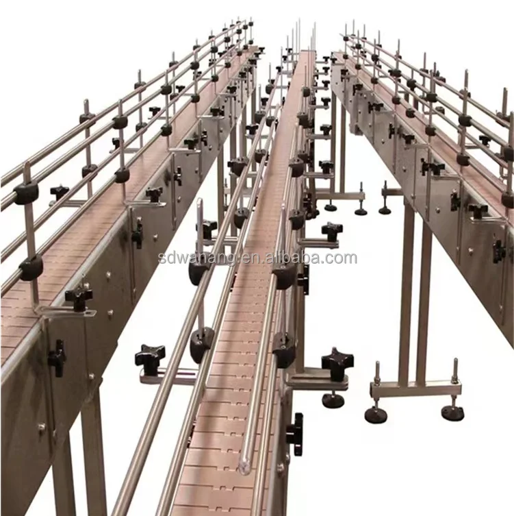 Slat Top Chain Conveyor Machine Turning Conveyor Machine Belt Conveyor ...