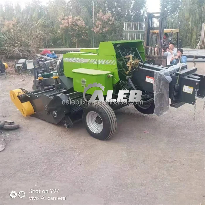 Fully Automatic Tractor Mounted Pto Dry Stalk Straw Baler Machine - Buy ...