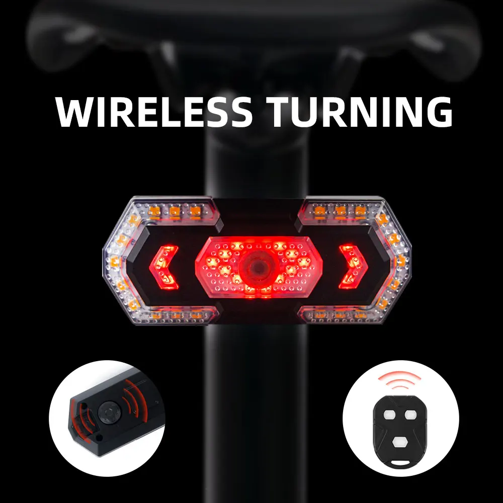 Bicycle Light - Fitalent Bike Tail Light with Turn Signal