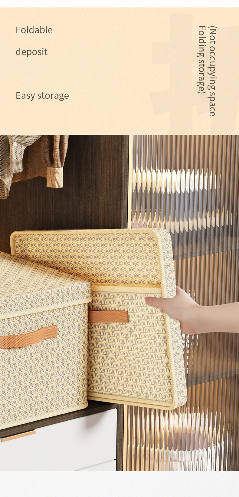 Collapsible Storage Boxes - Efficient Space Savers