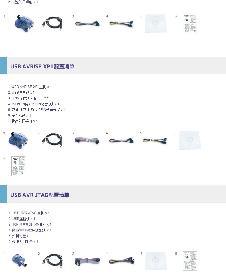 Waveshare Usb Avr Emulator Downloader Programmer Burner Isp/jtag ...