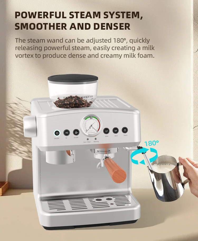 20 Bar Brew Semi Automatic Espresso Machine| Alibaba.com