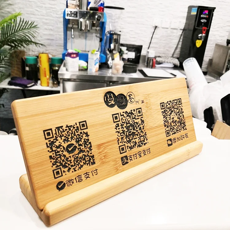 Elegant Bamboo Table Holders for Restaurants - Durable & Stylish