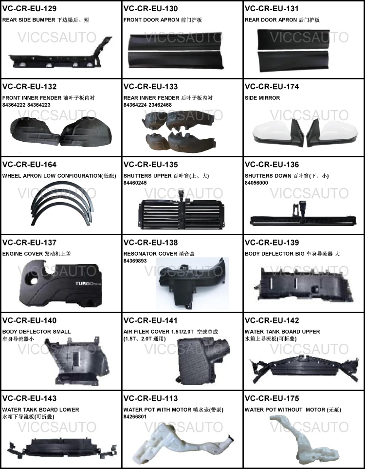 雪佛兰EQUINOX 2017汽车前保险杠上部不带传感器孔的原始设备制造商84205594| Alibaba.com