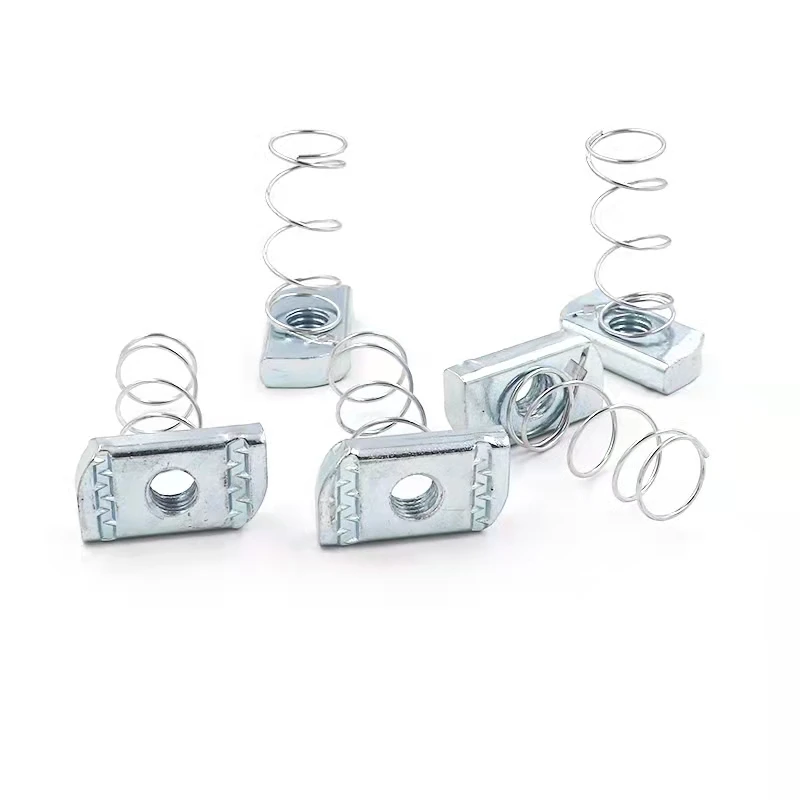 Spring Channel Nut M6 M8 M10 M12 Size 1/2" 1 1/2" Length - Buy Spring ...