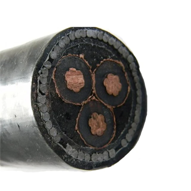 Medium Voltage Copper Conductor PVC Sheath 11kV 3 Core 95mm2 XLPE Power Cable| Alibaba.com