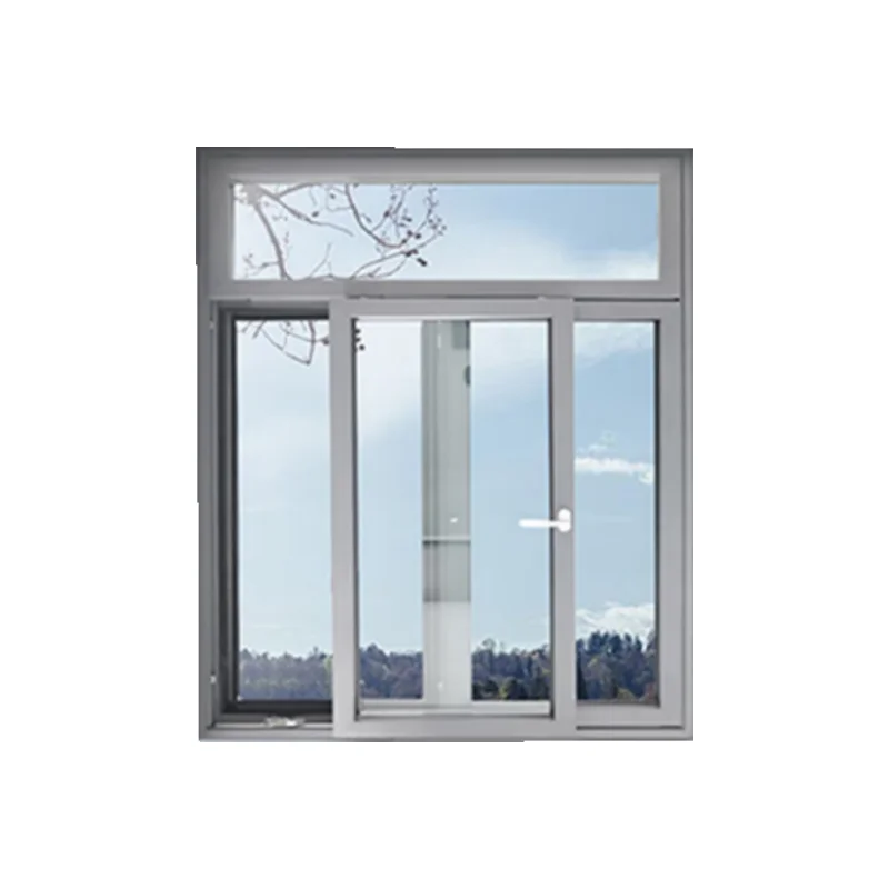 Aluminum Glass Sliding Window Frame For Houses Windproof Heat ...