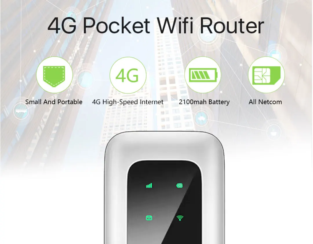 4g Router Mini Wifi 4g Mifis Portable Wifi 4g Trip Wireless Hotspot ...