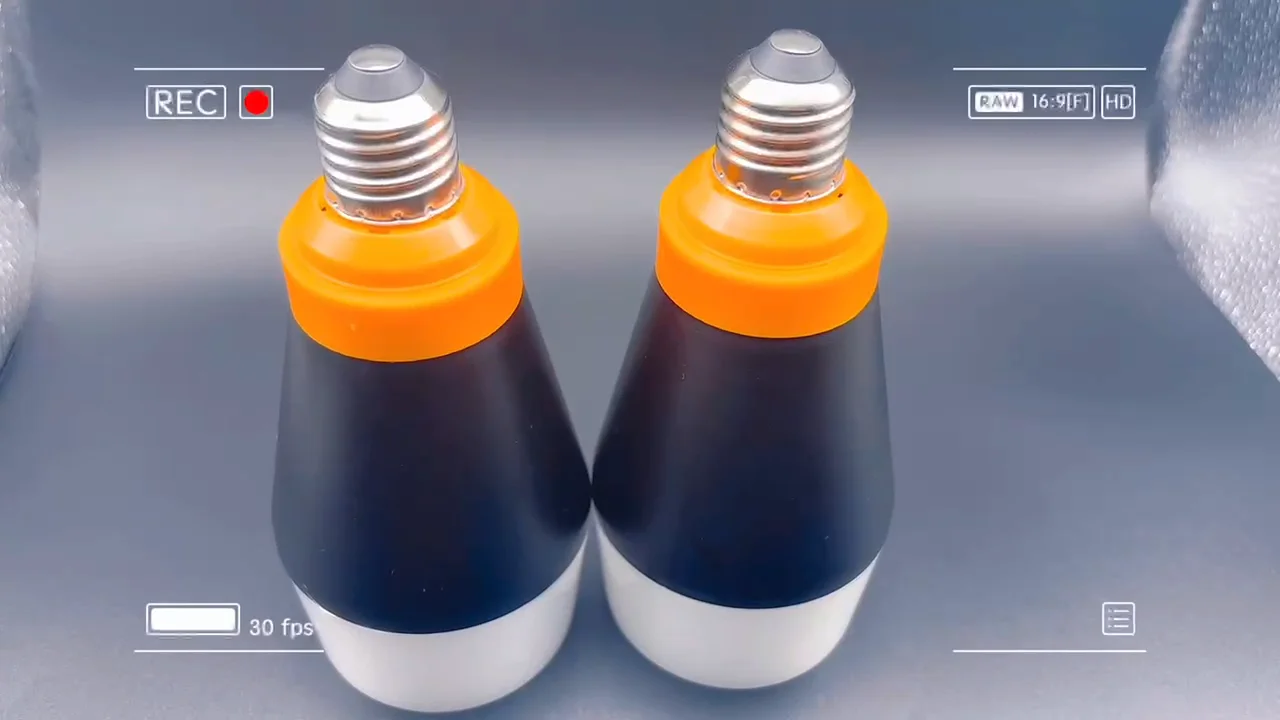 Built-in Battery Rechargeable Emergency Light Bulb E27 B22 Base 15w ...