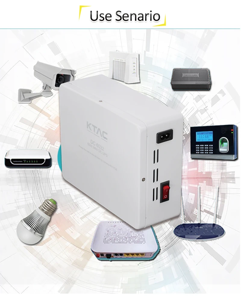 Mini DC UPS 60W with Lithium Battery 60000mAh – Reliable Power Supply ...
